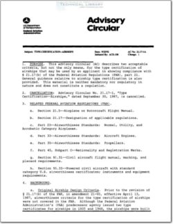 FAA-AC-21-17-1A - Abbott Aerospace UK Ltd