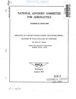 naca-tn-2605 - Abbott Aerospace UK Ltd