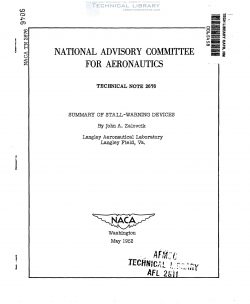 naca-tn-2676 - Abbott Aerospace UK Ltd