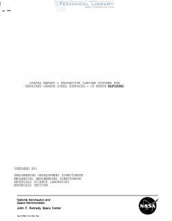 NASA-SR-91-4835 Protective Coating Systems for Repaired Carbon Steel ...