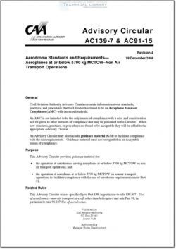 NZCAA-AC139-7 & AC91-15 - Abbott Aerospace UK Ltd