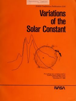 S. Sofia - Variations of the Solar Constant - 1981 - Abbott Aerospace ...